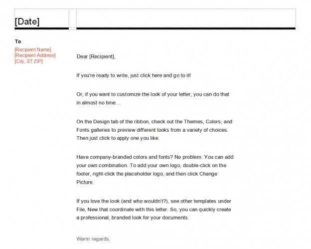 Letterhead Templates | Free Letterhead Templates